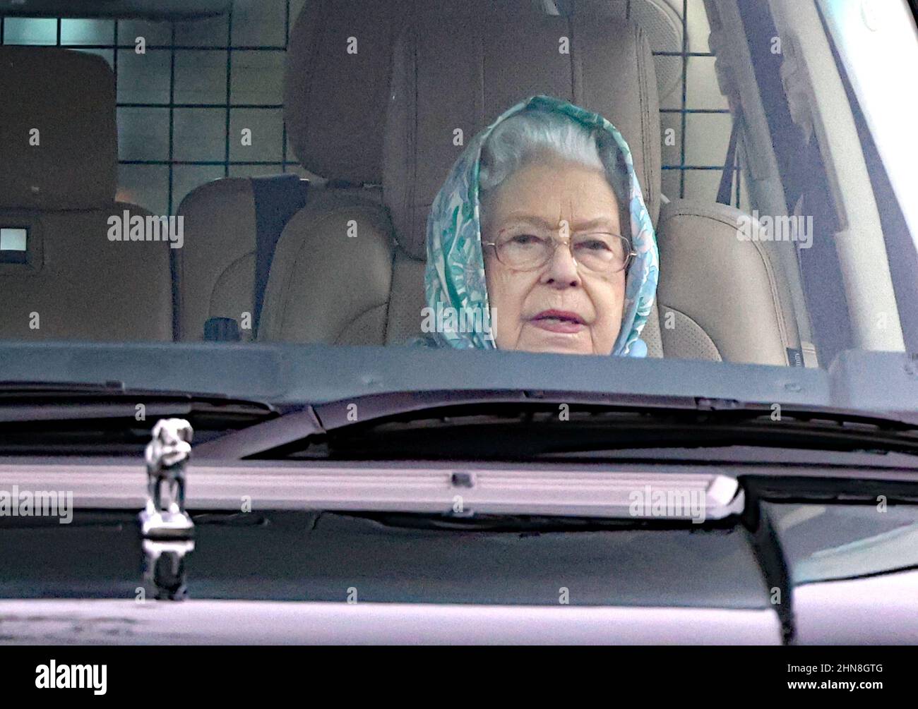Queen Elizabeth II is seen out and about on the Sandringham Estate. Her ...