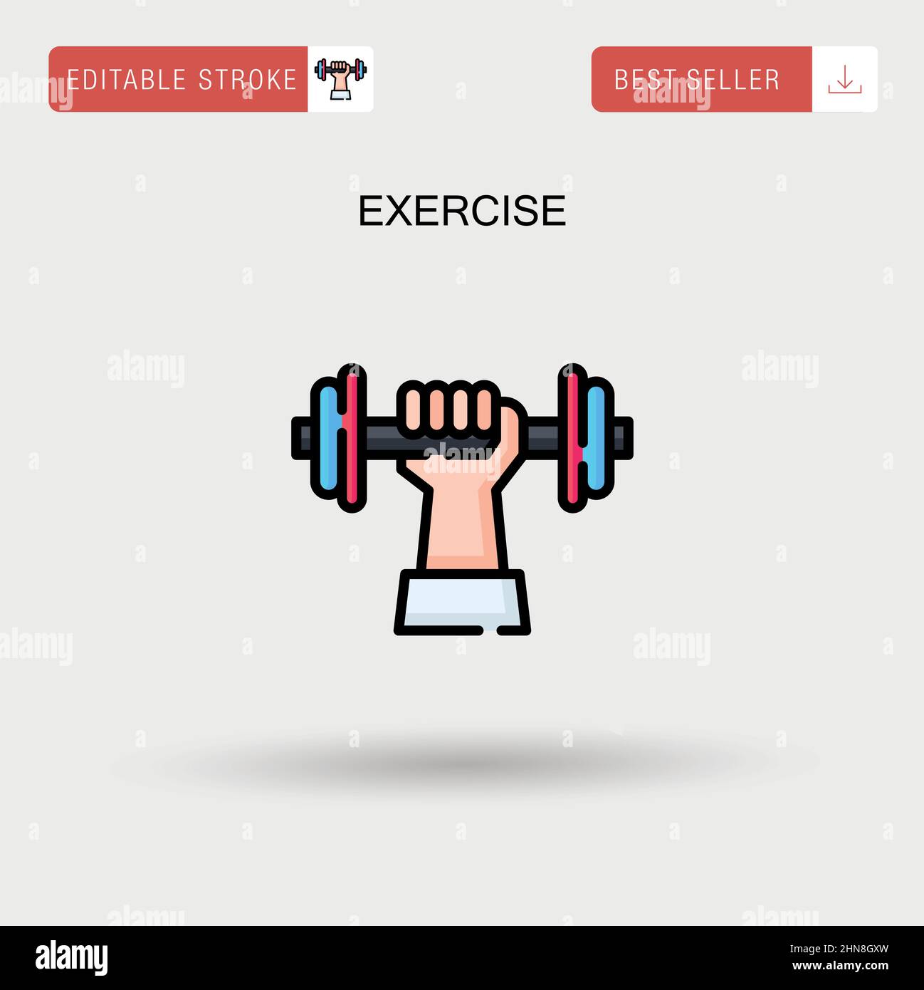 Simple exercise Stock Vector Images - Alamy