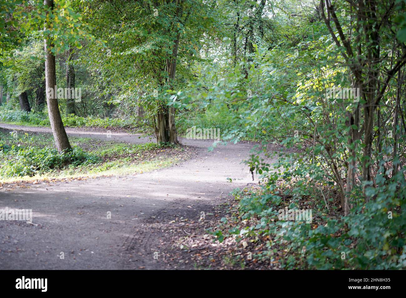 Well maintained park for recreation for all open in Germany Stock Photo ...