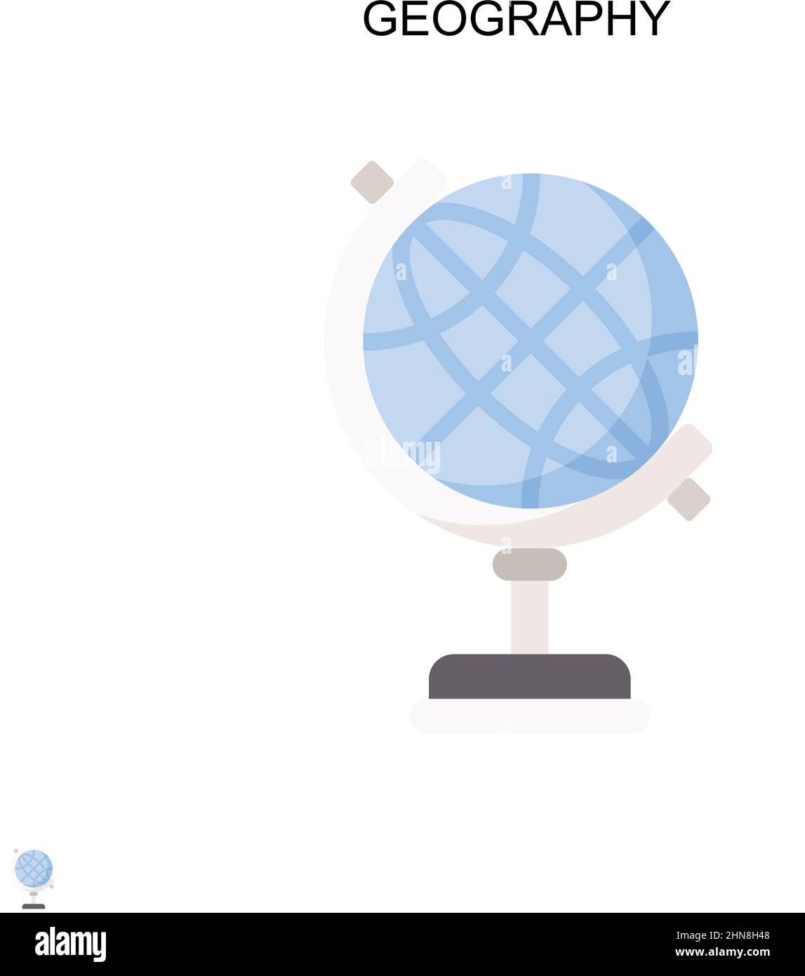 Geography icon hi-res stock photography and images - Alamy