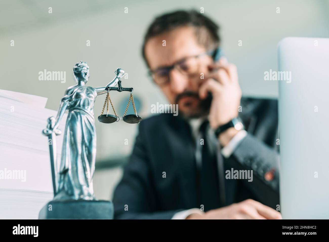 Lawyer office desk hi-res stock photography and images - Alamy