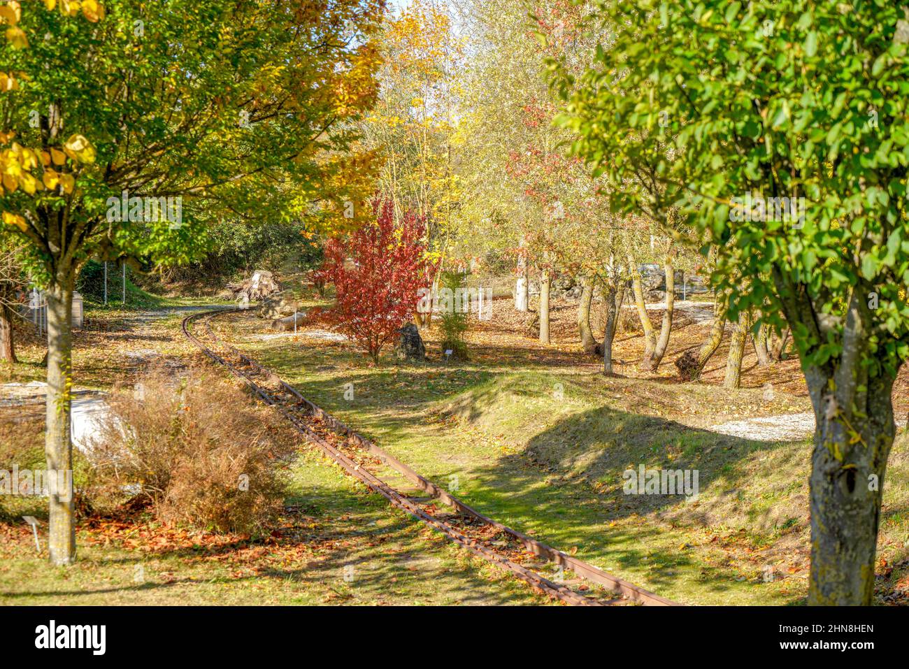 Well maintained park for recreation for all open in Germany Stock Photo ...