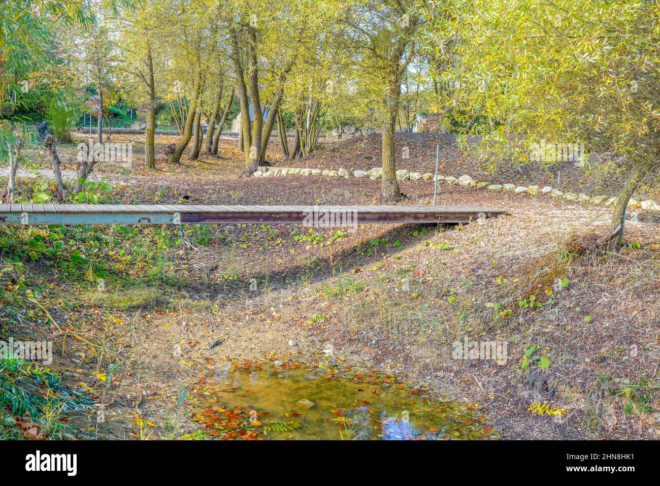 Well maintained park for recreation for all open in Germany Stock Photo ...