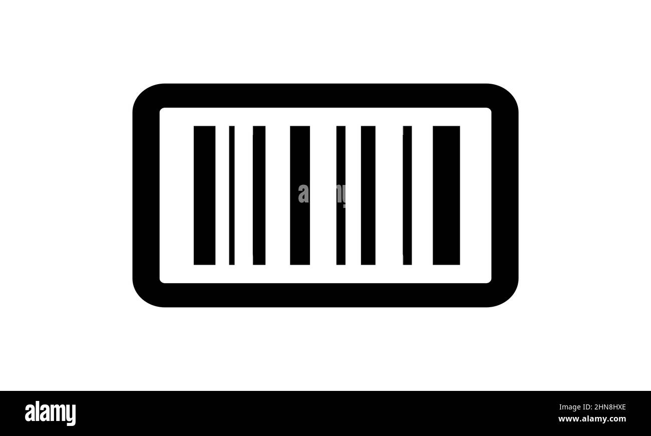 Bar code icon. Product scan code. Vector on isolated white background ...