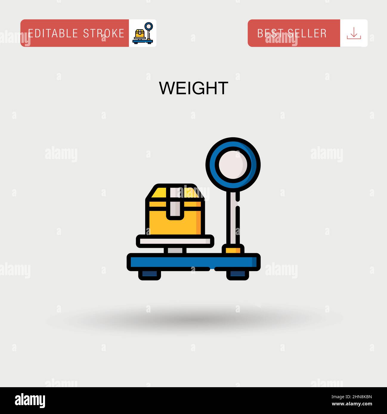 Weight Simple vector icon Stock Vector Image & Art - Alamy