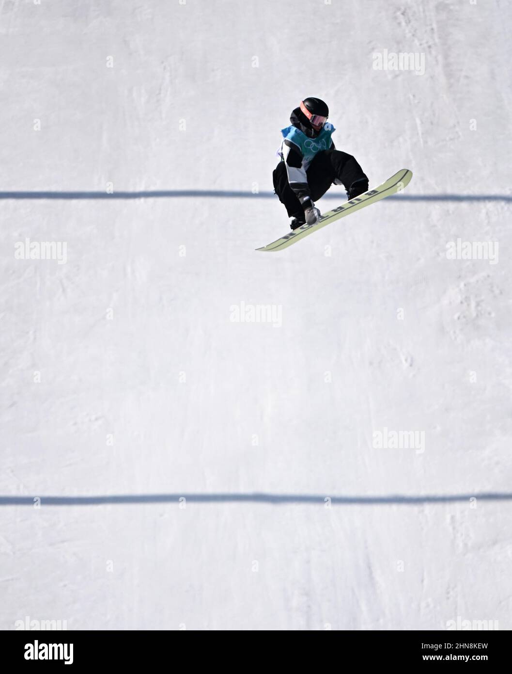 Beijing, China. 15th Feb, 2022. Mons Roisland of Norway competes during ...