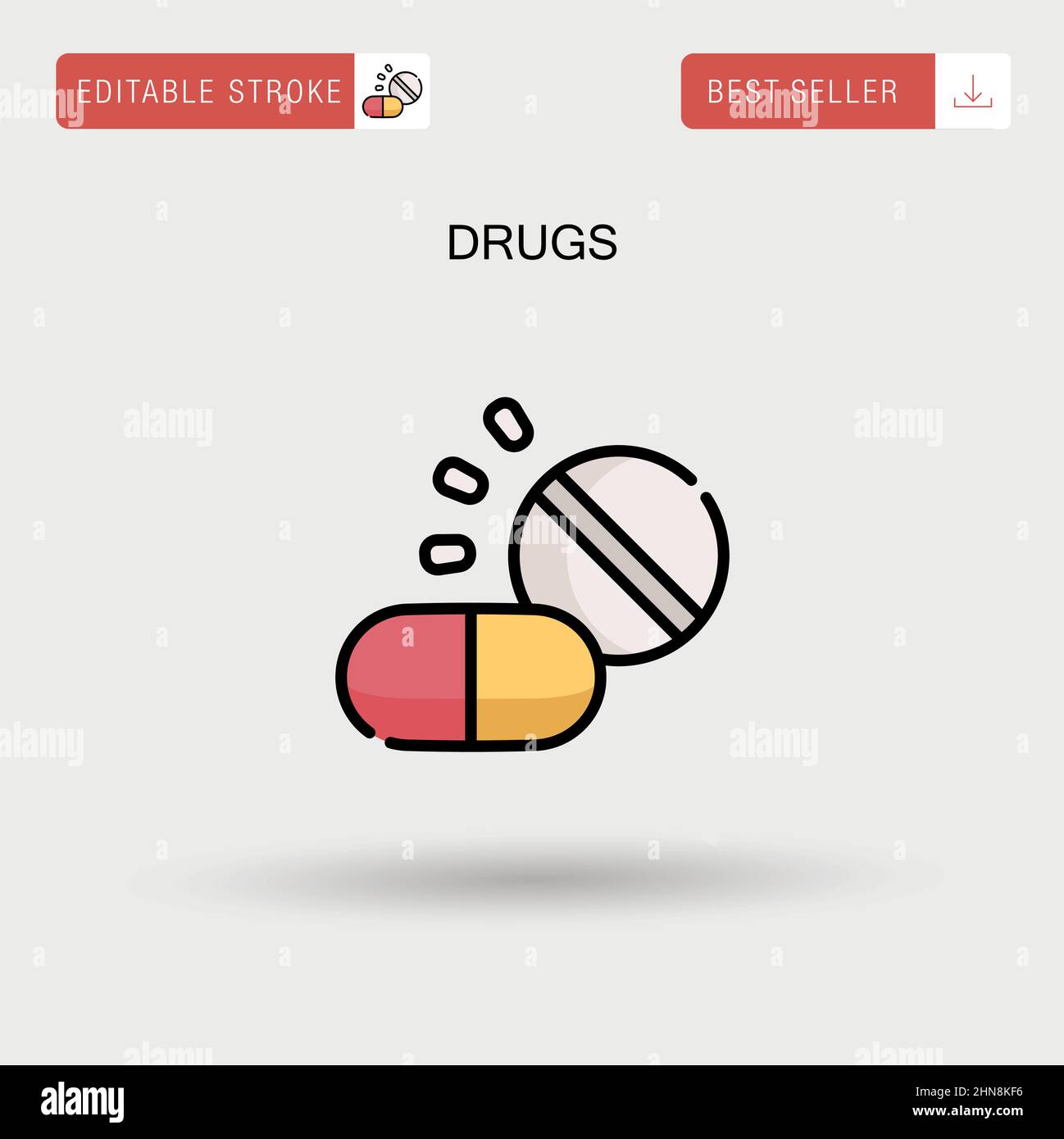 Woman drugs addiction Stock Vector Images - Alamy