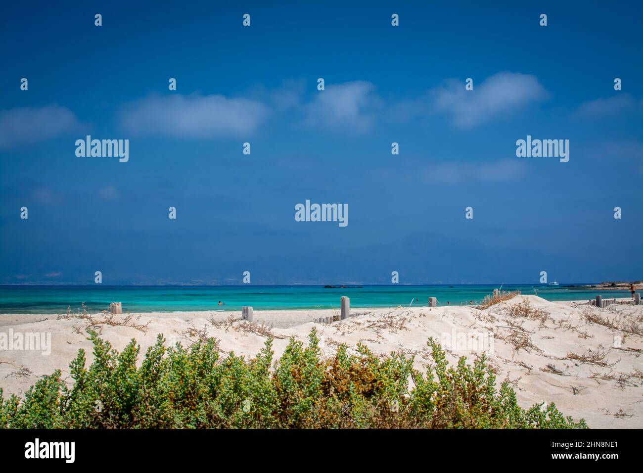 Chrysi beach crete hi-res stock photography and images - Alamy