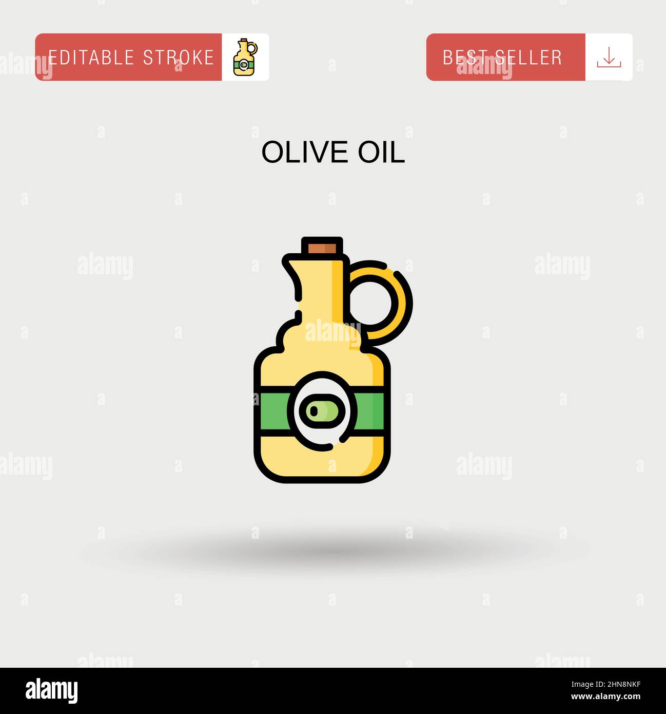 Virgin spanish olive oil Stock Vector Images - Alamy