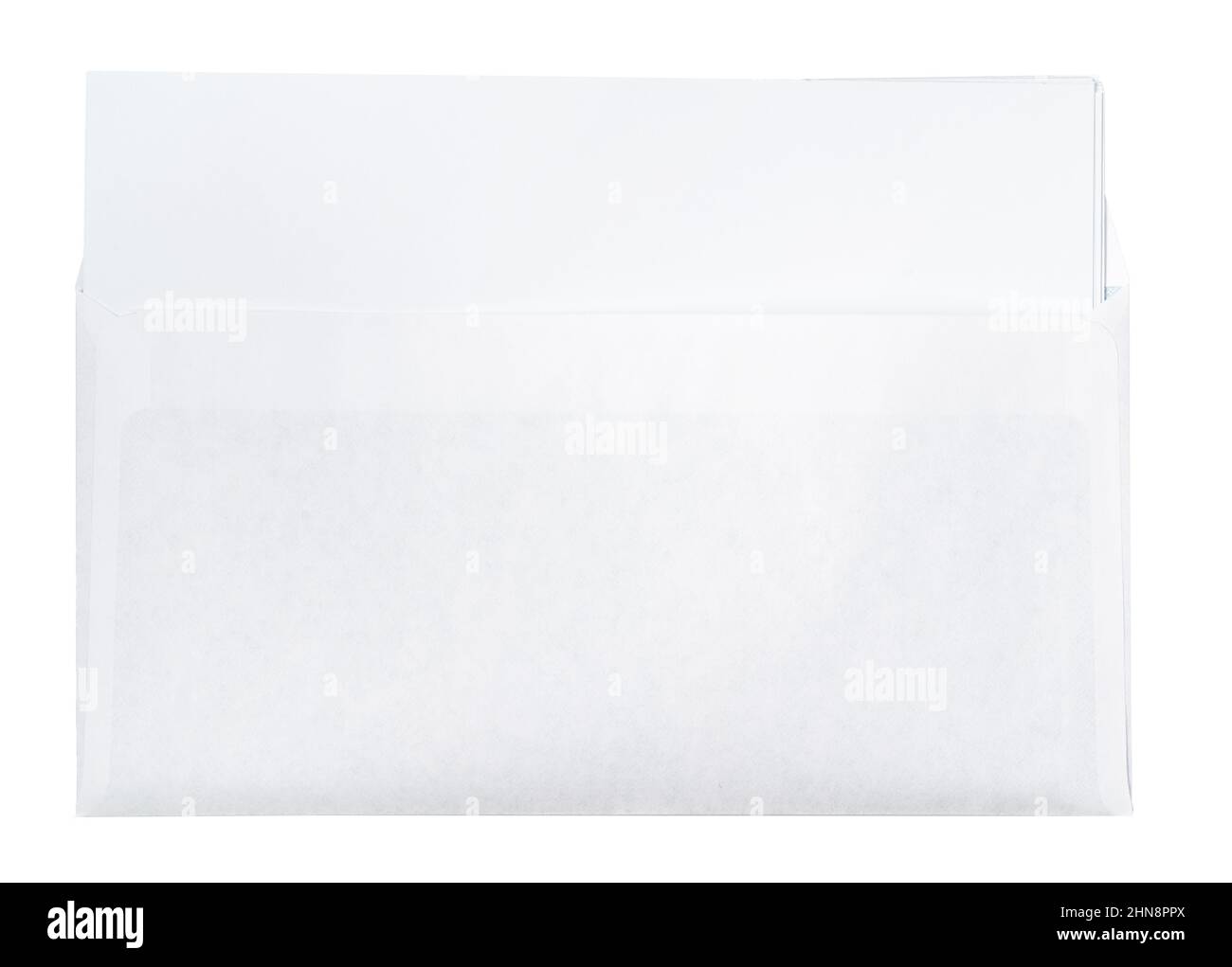 Blank envelope isolated on white background Stock Photo - Alamy
