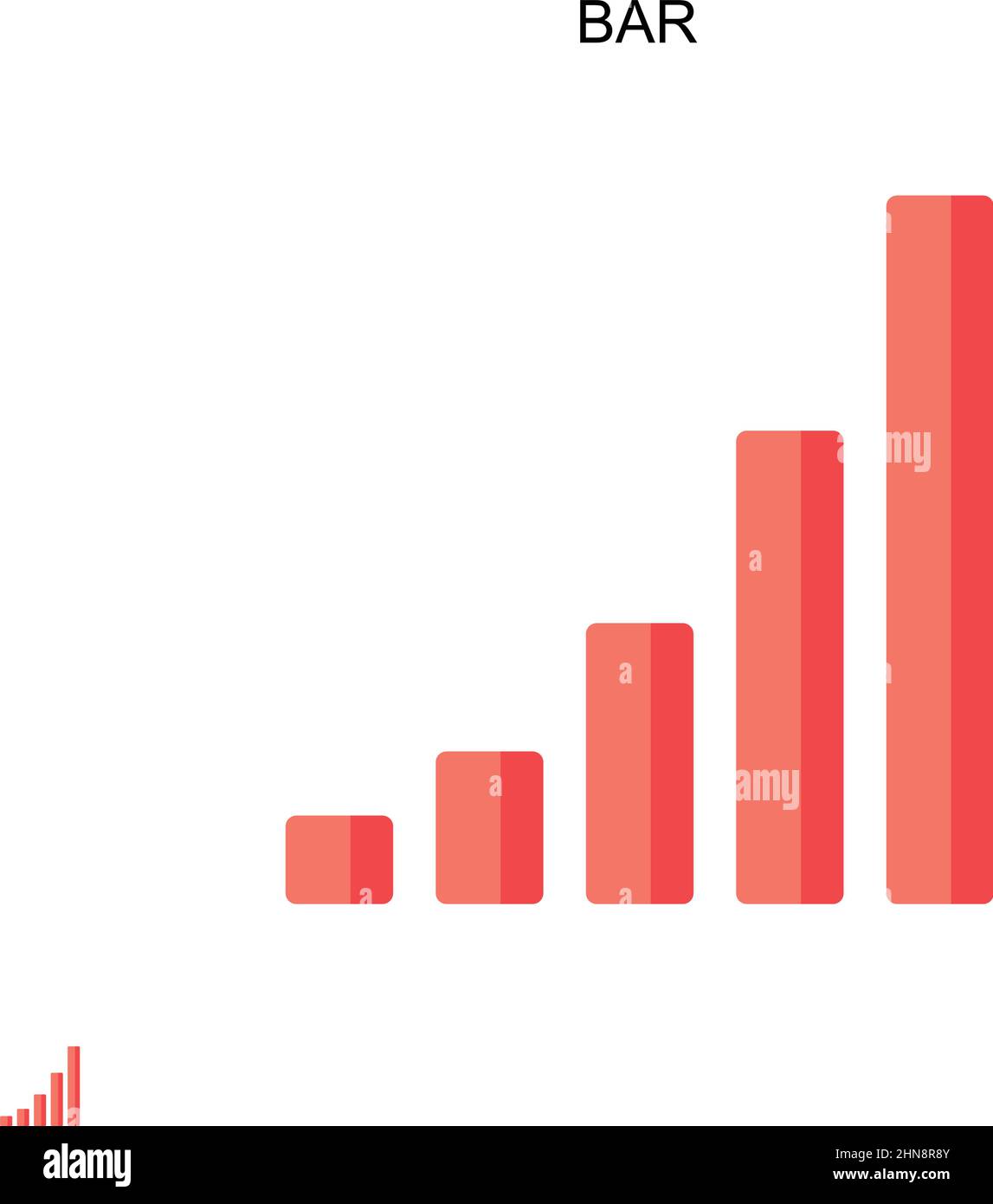 Bar Simple vector icon. Illustration symbol design template for web ...