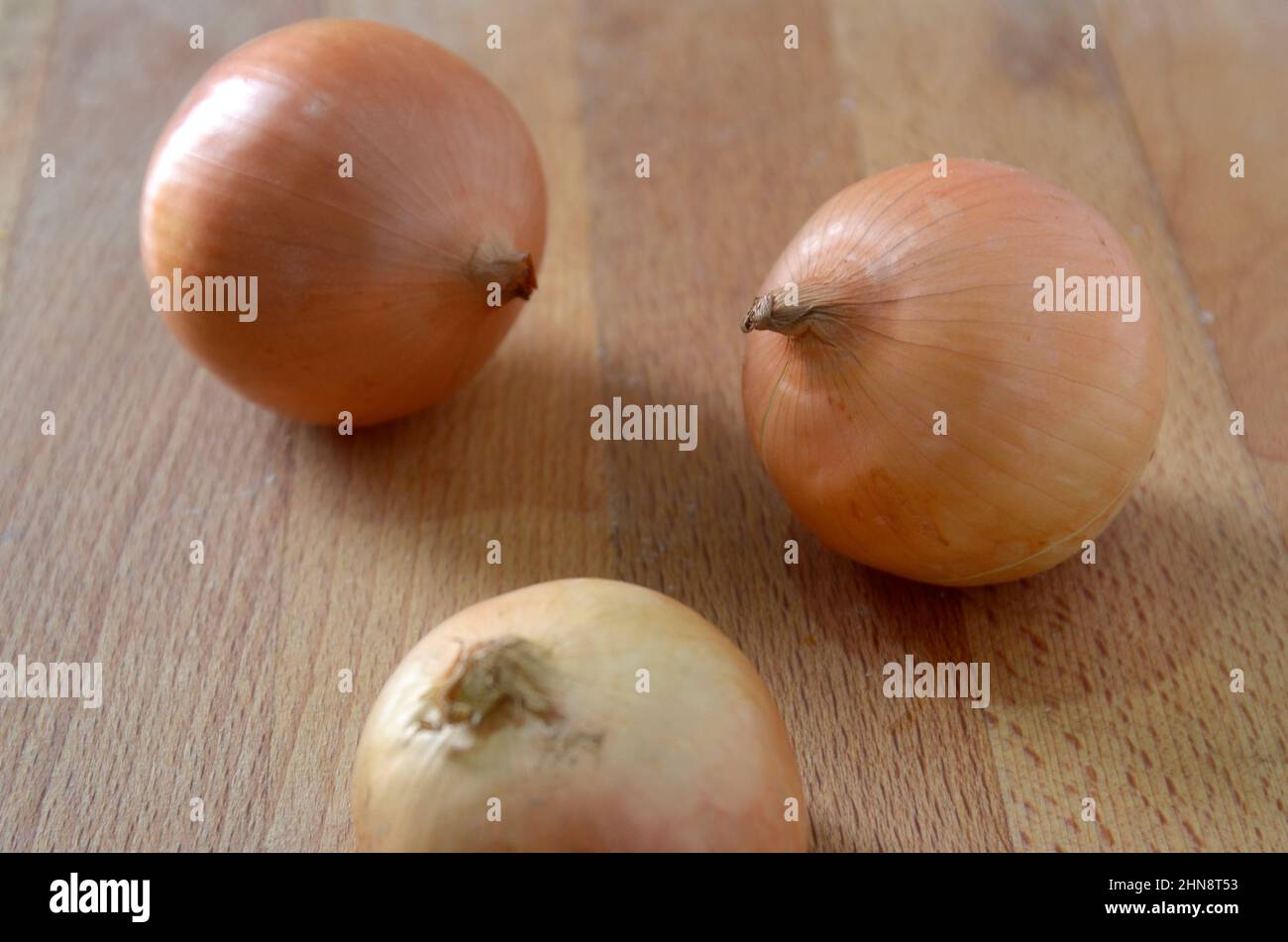 group of three onions. Good healthy food to eat raw or as ingredient ...