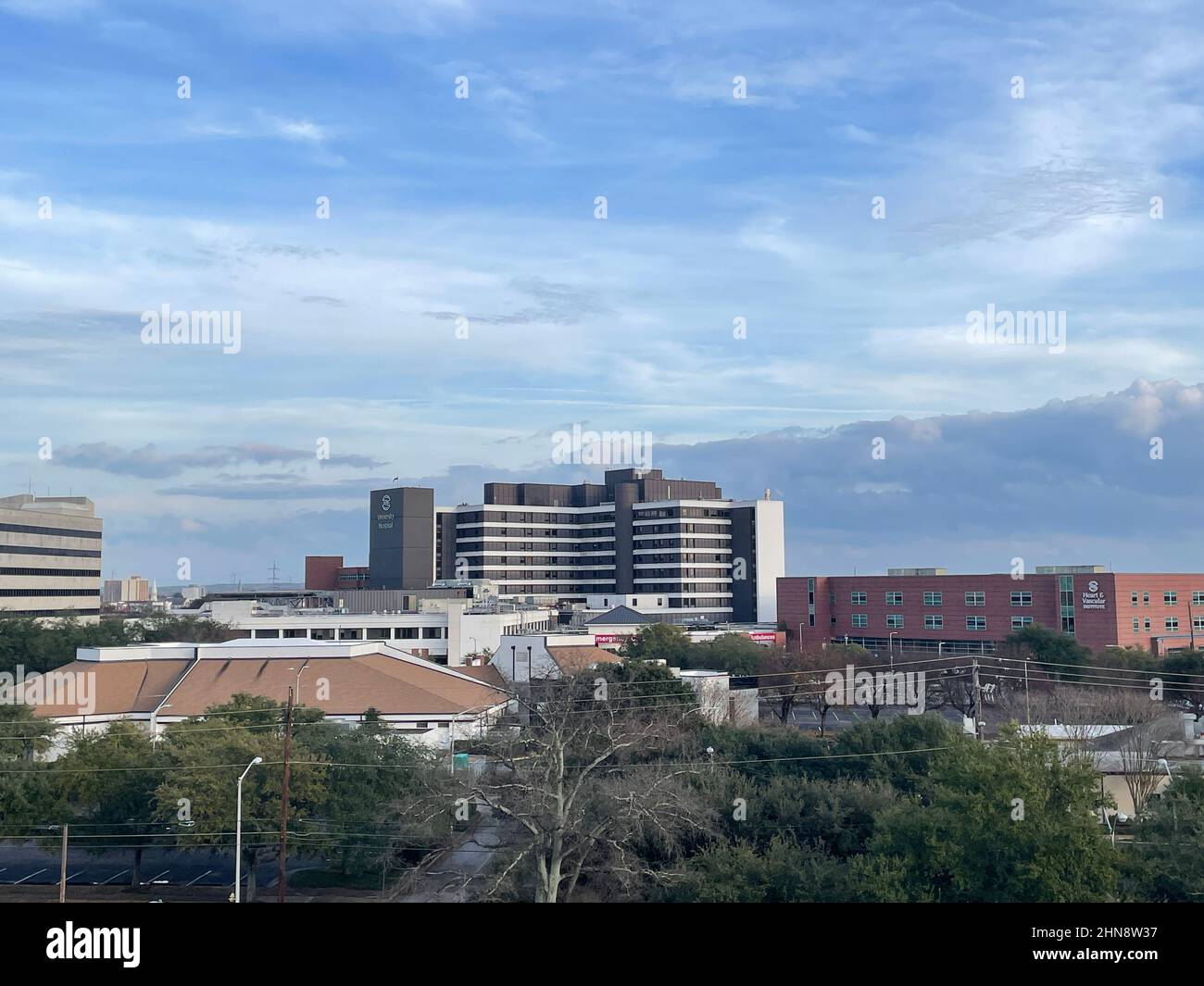 Augusta, Ga USA - 12 13 21: Augusta Ga hospital medical district ...
