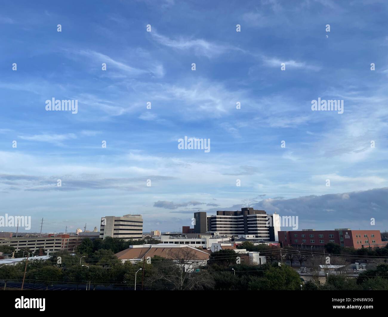 Augusta, Ga USA - 12 13 21: Augusta Ga hospital medical district ...