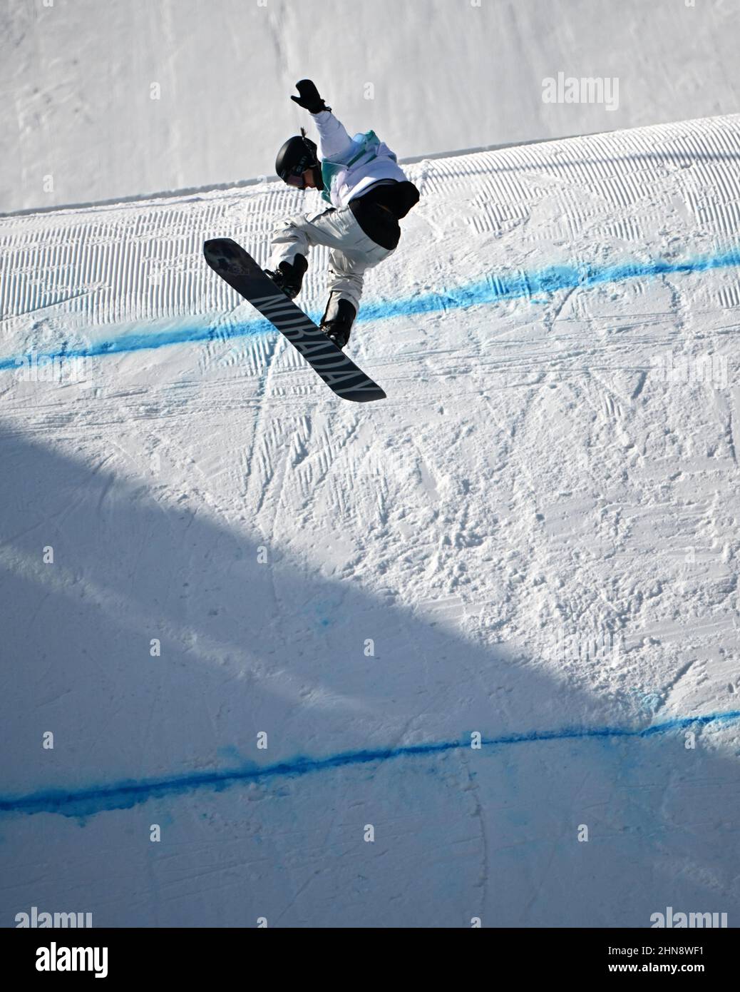 Beijing, China. 15th Feb, 2022. Kunitake Hiroaki of Japan competes ...