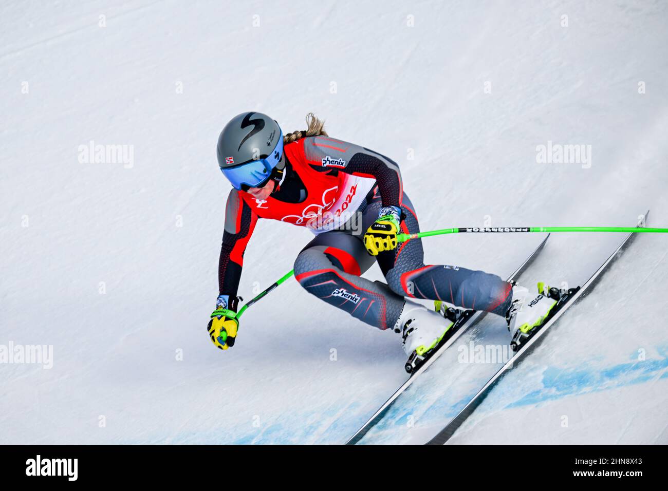 Beijing, China. 15th Feb, 2022. Ragnhild Mowinckel of Norway competes ...