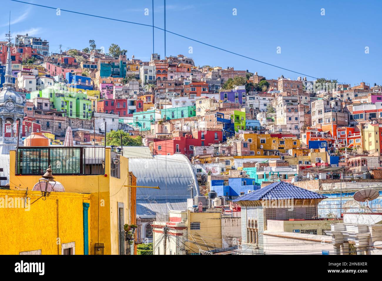 Guanajuato historical center, HDR Image Stock Photo - Alamy