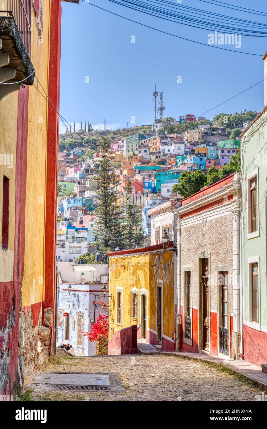 Guanajuato historical center, HDR Image Stock Photo - Alamy