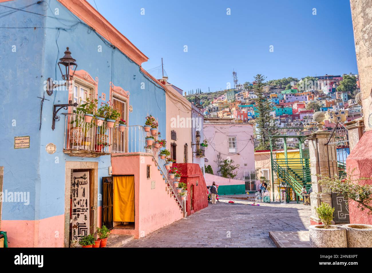 Guanajuato historical center, HDR Image Stock Photo - Alamy