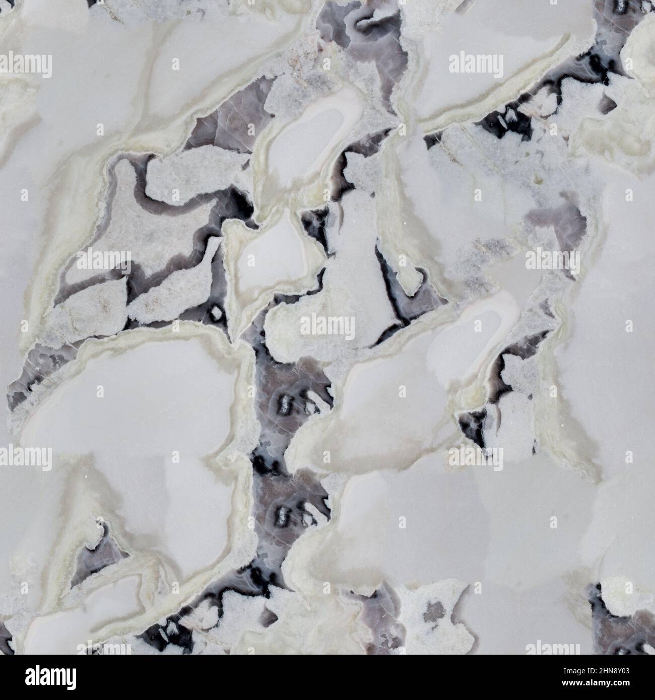 Light patterned marble texture with grey spots. Seamless square ...