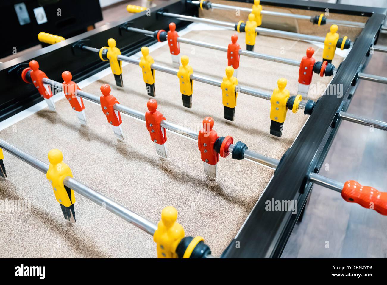 Closeup table football figure board hi-res stock photography and images ...