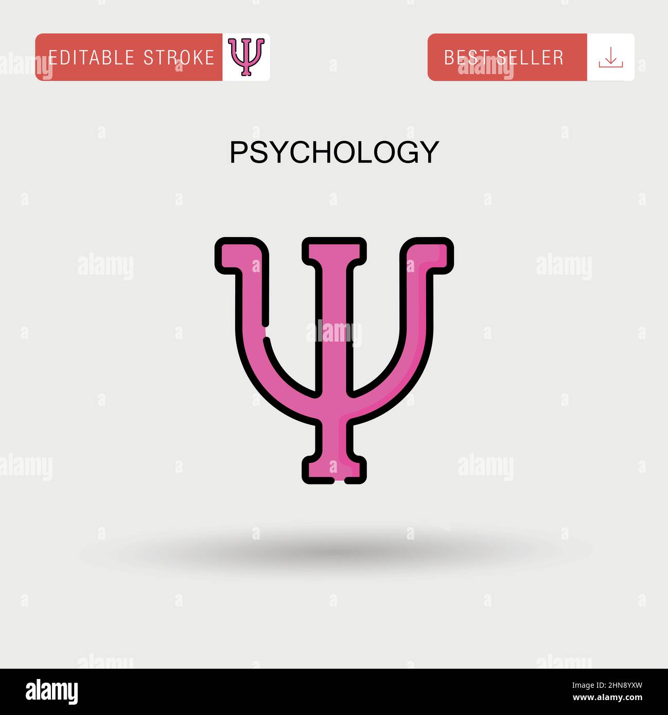Psychological help icon simple Stock Vector Images - Alamy