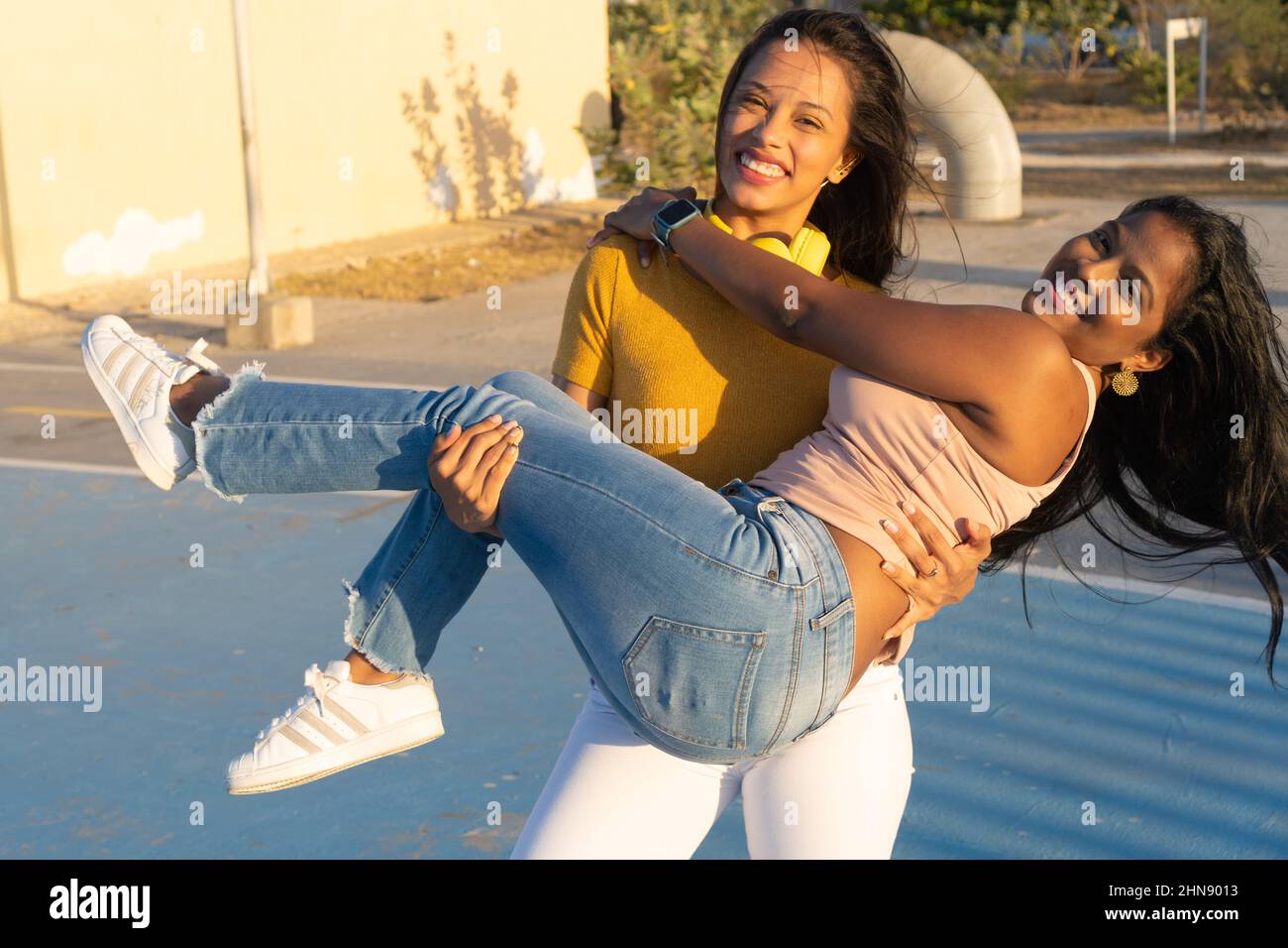 Carrying each other hi-res stock photography and images - Alamy