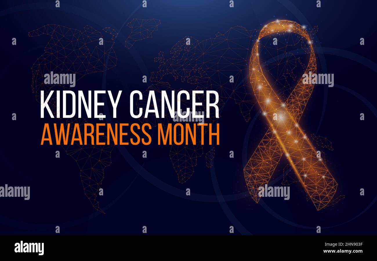 Kidney Cancer Awareness Ribbon
