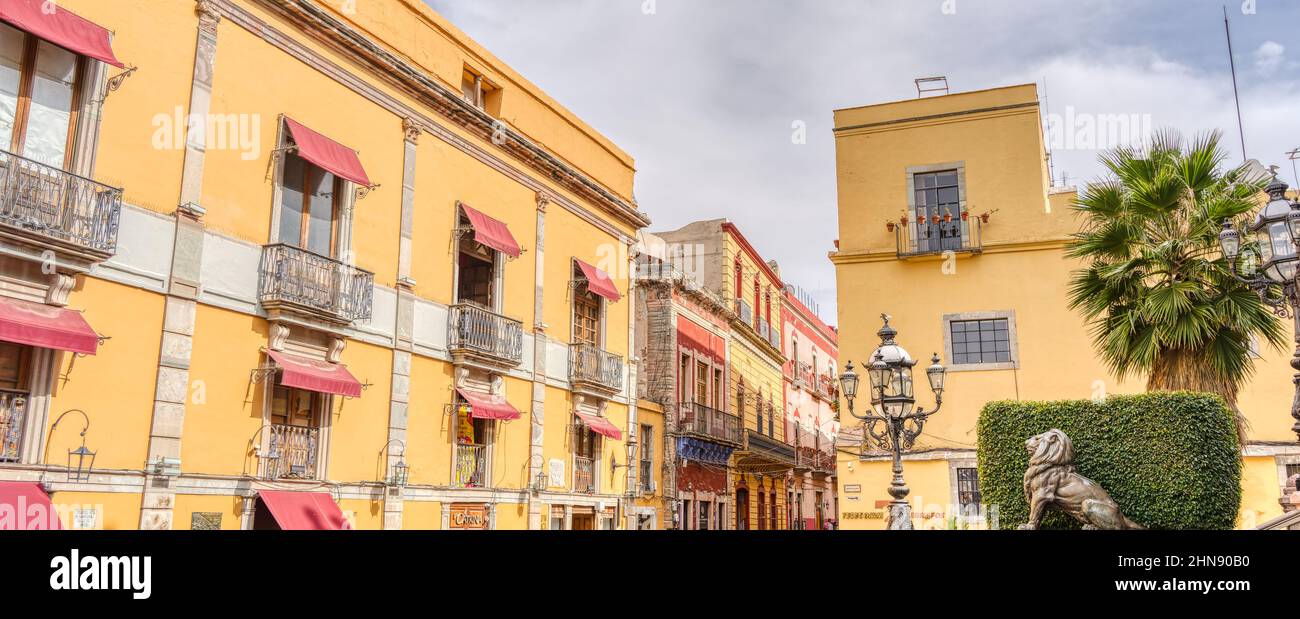 Guanajuato historical center, HDR Image Stock Photo - Alamy