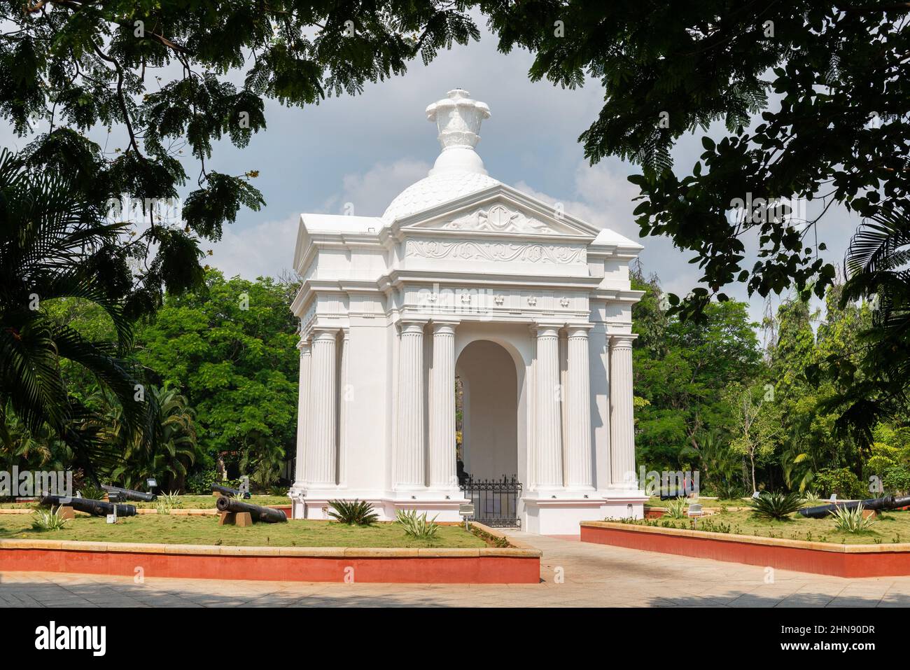 PONDICHERRY, India - 15th February 2022: Aayi Mandapam, Park Monument ...