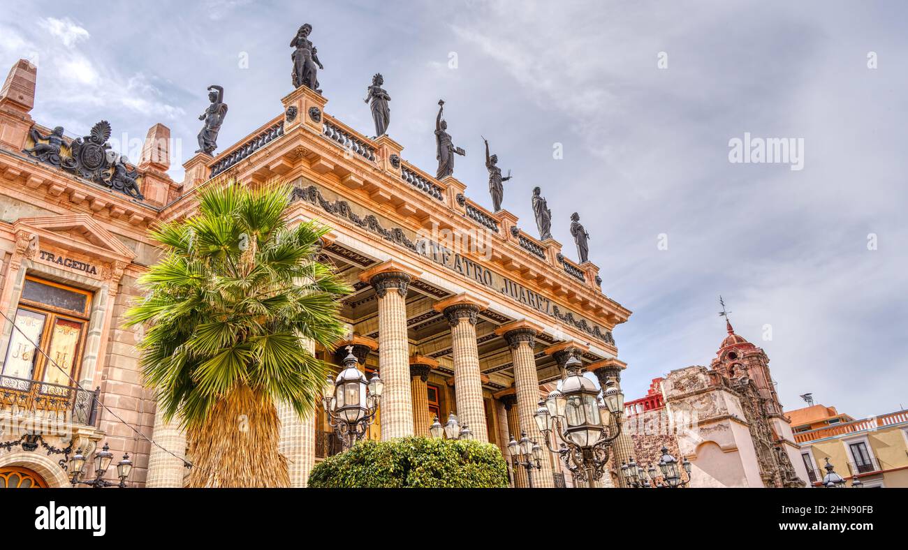 Guanajuato historical center, HDR Image Stock Photo - Alamy