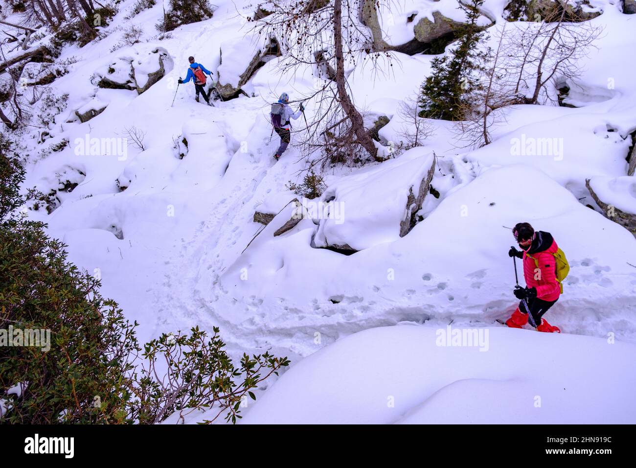Walking in deep hi-res stock photography and images - Alamy