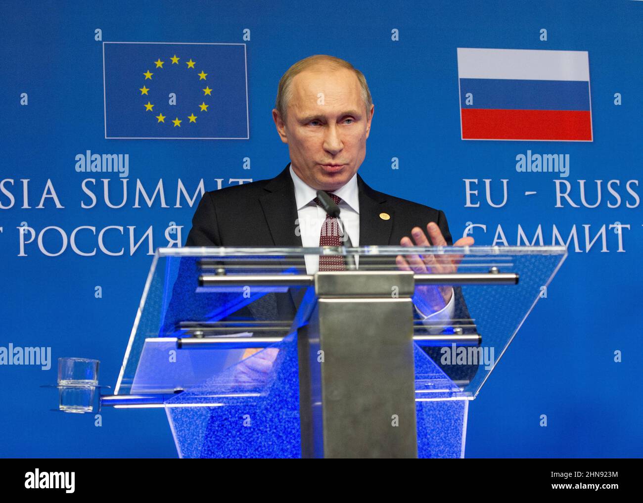Russian President Vladimir Putin speaks Stock Photo - Alamy