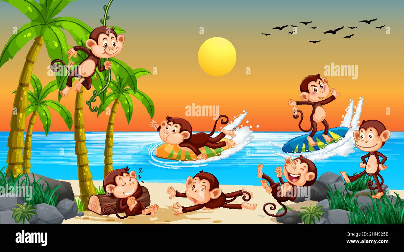 Warm weather activities Stock Vector Images - Alamy