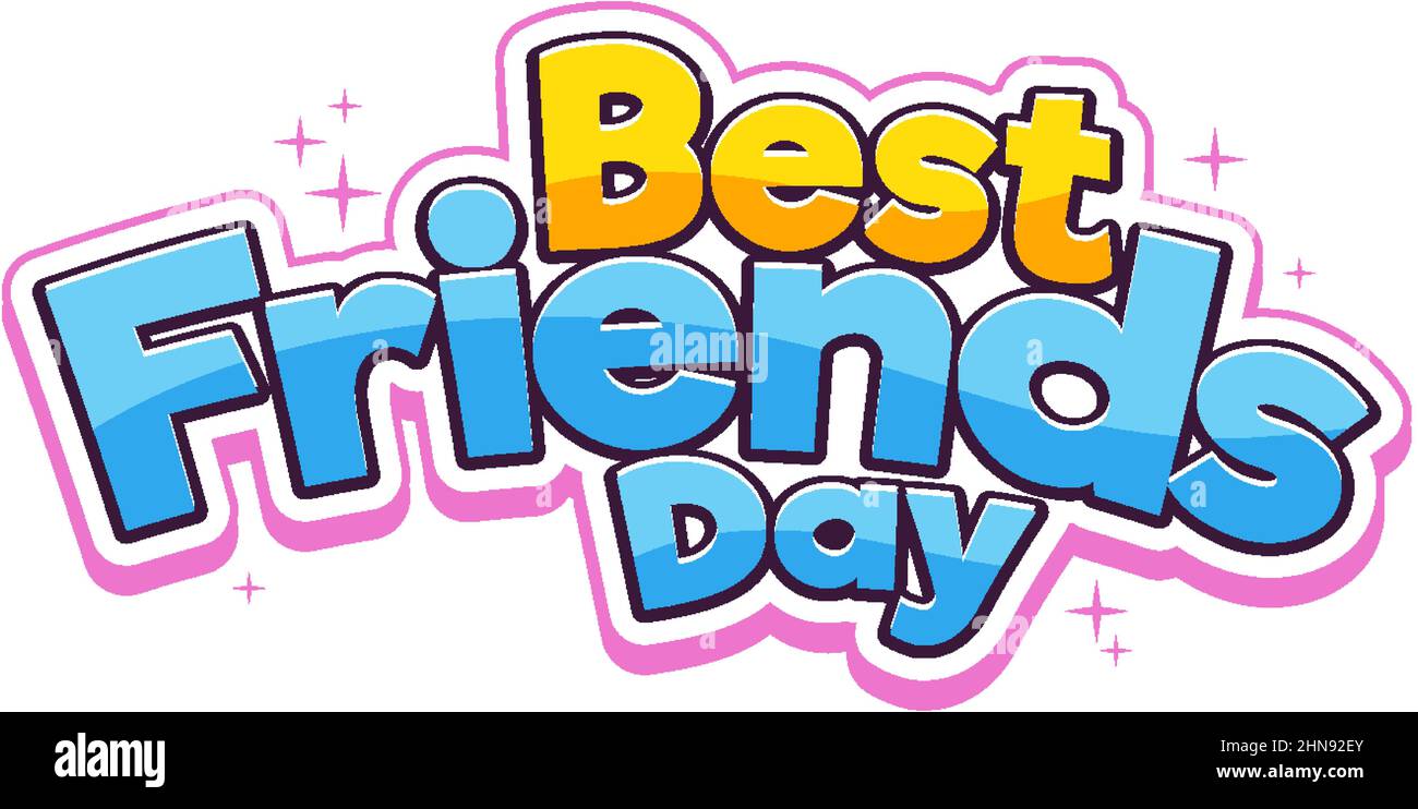 Friends Word Clip Art