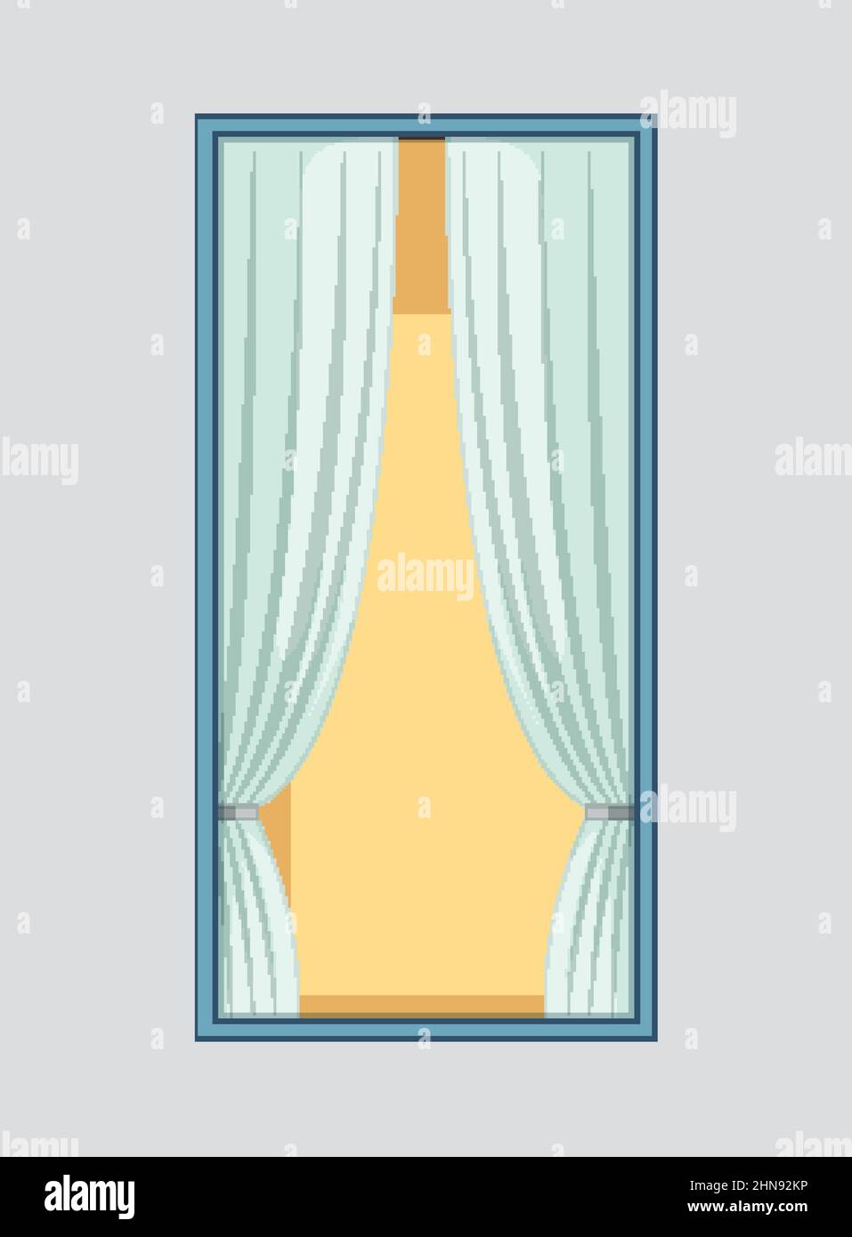 Romantic old European style windows illustration Stock Vector Image ...