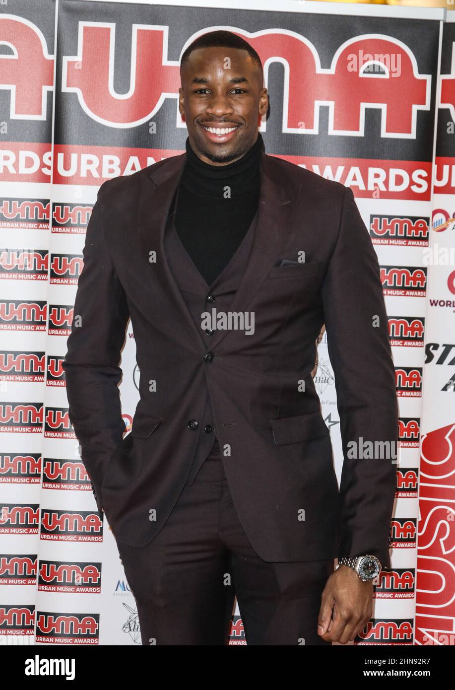 London, UK. 14th Feb, 2022. Dr Emeka Okorocha attends the Urban Music ...