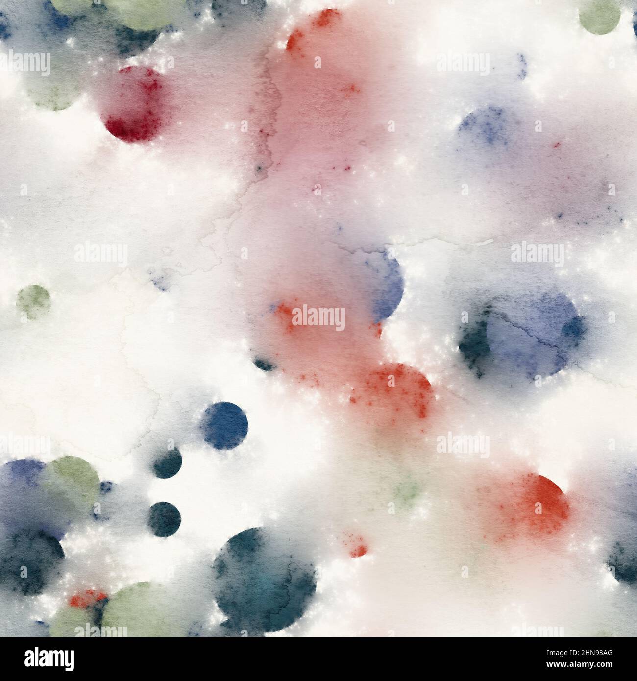 Seamless elegant geo watercolor wet on wet bleed surface pattern design ...