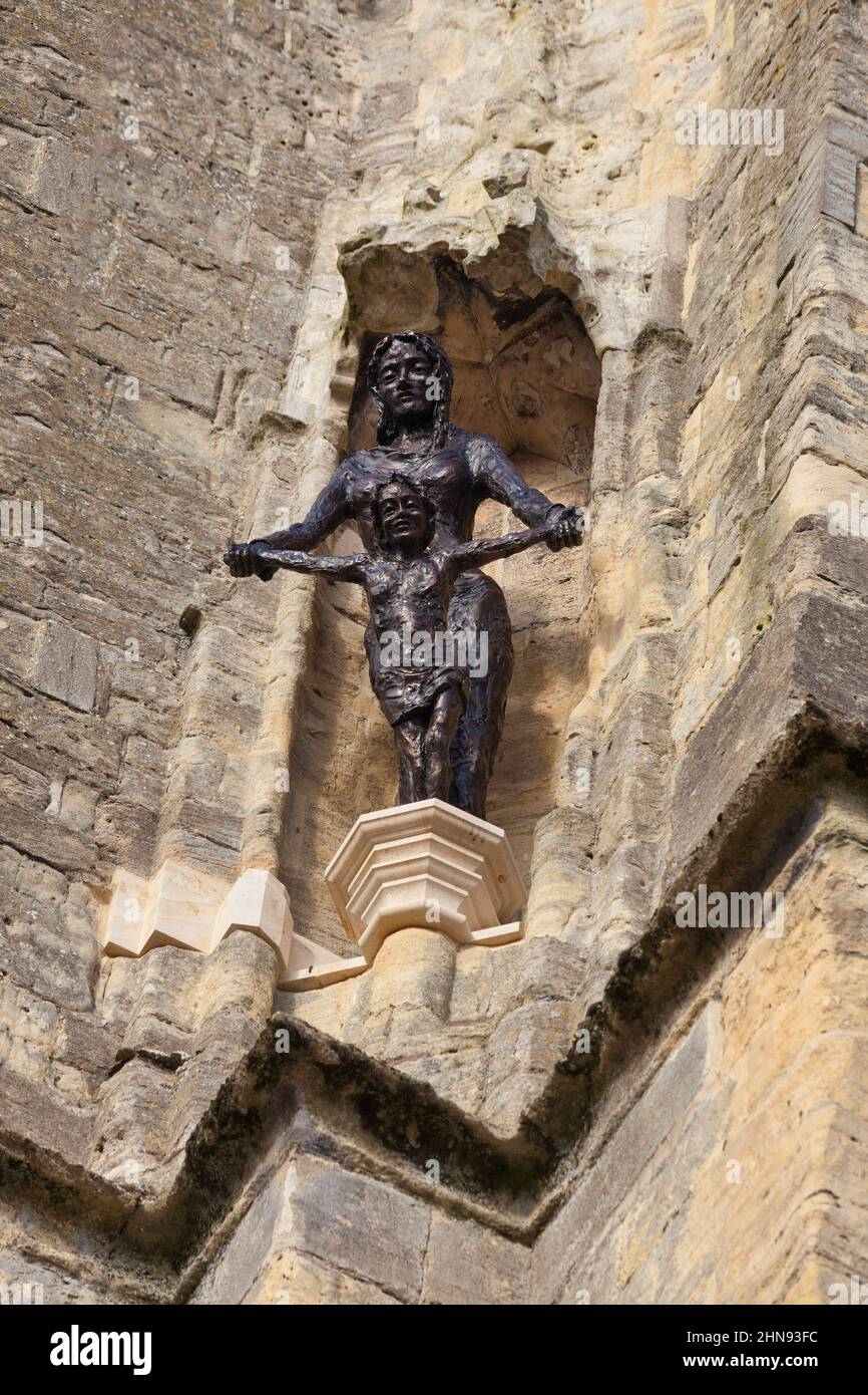 St John Baptist, Parish church, Cirencester, Cotswolds, external ...
