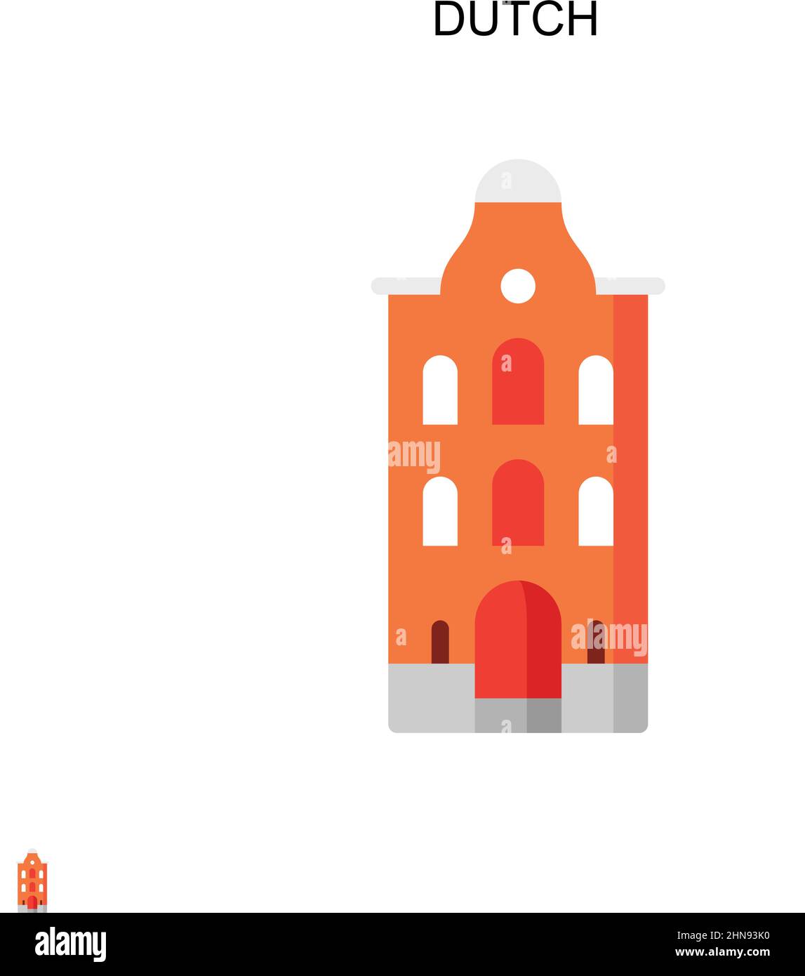 Dutch Simple vector icon. Illustration symbol design template for web ...