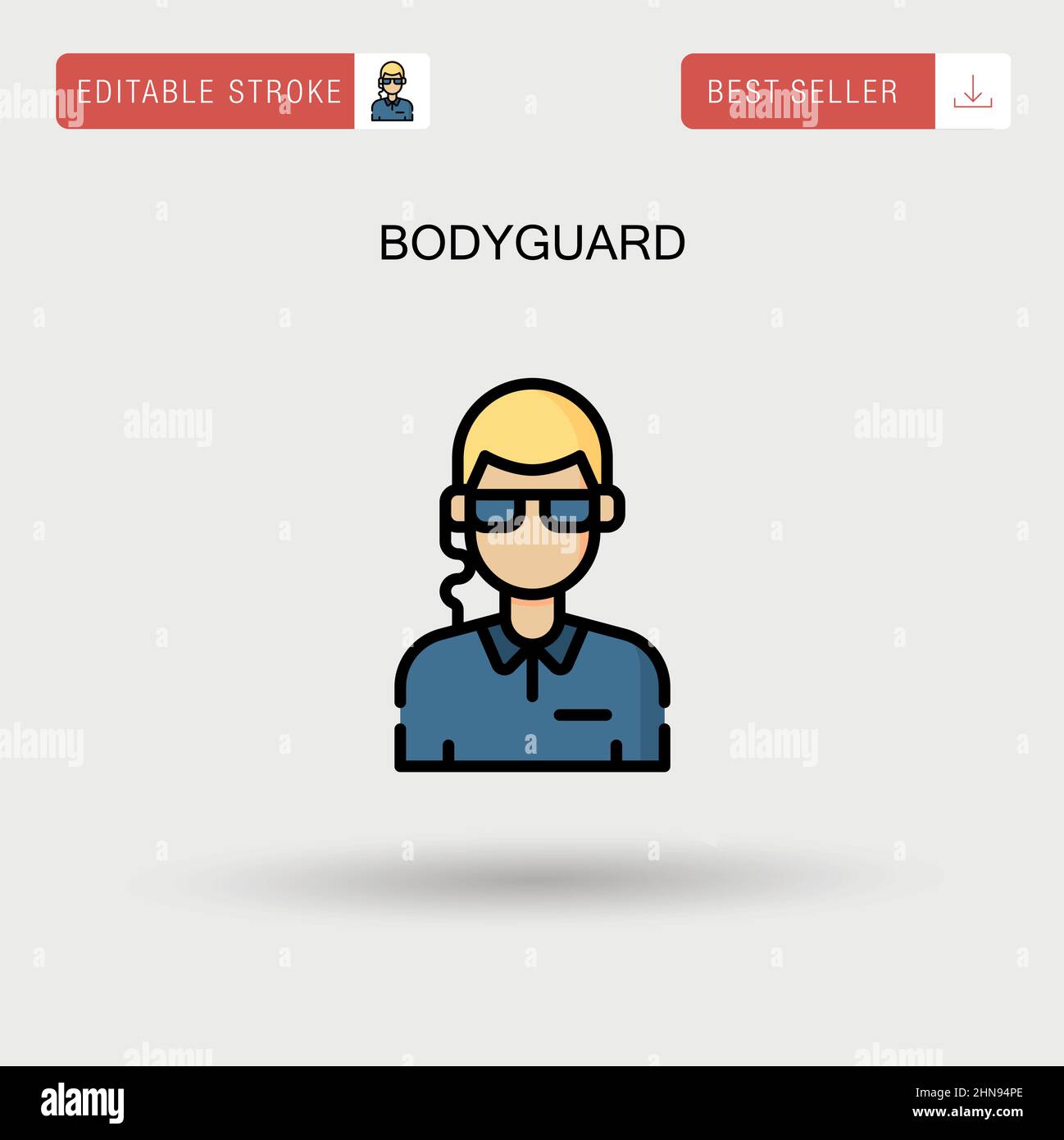 Guarding men Stock Vector Images - Alamy