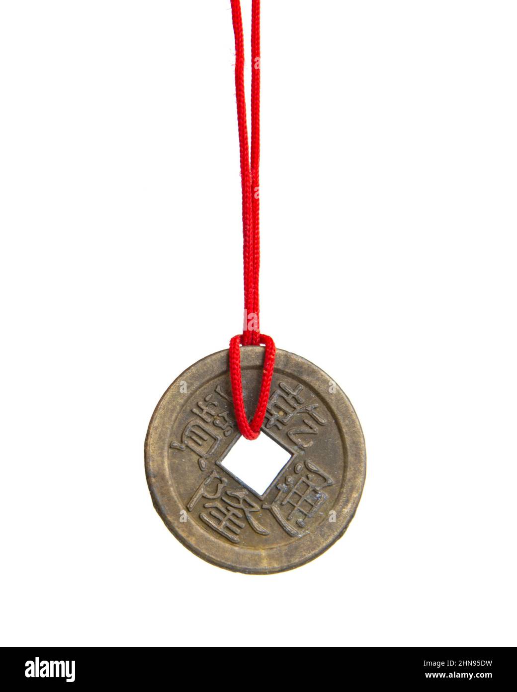 Chinese coins string hi-res stock photography and images - Alamy