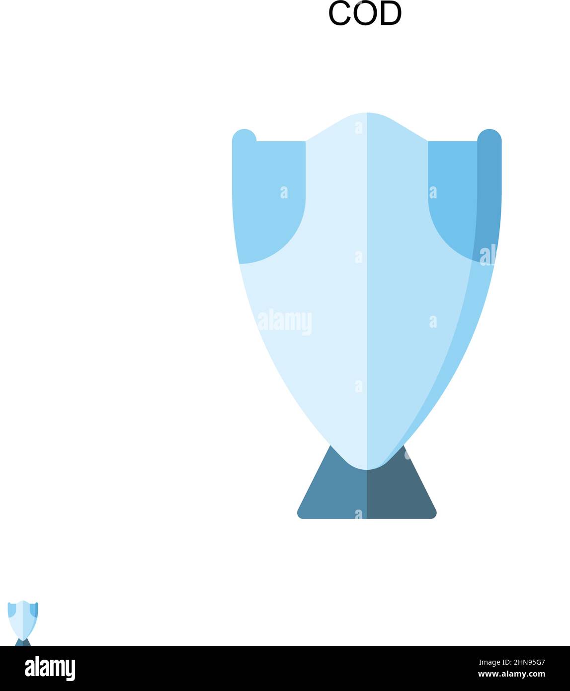 Cod loin meal Stock Vector Images - Alamy