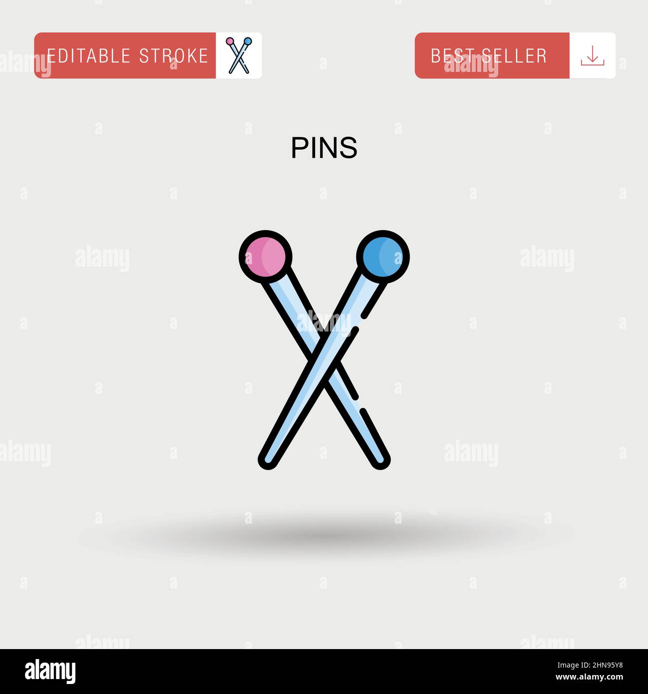 Location icon pins hi-res stock photography and images - Alamy