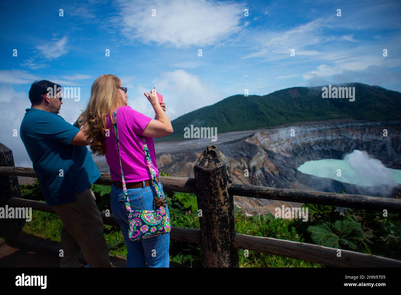 The Poas Volcano is an active 2,697-metre stratovolcano in central ...