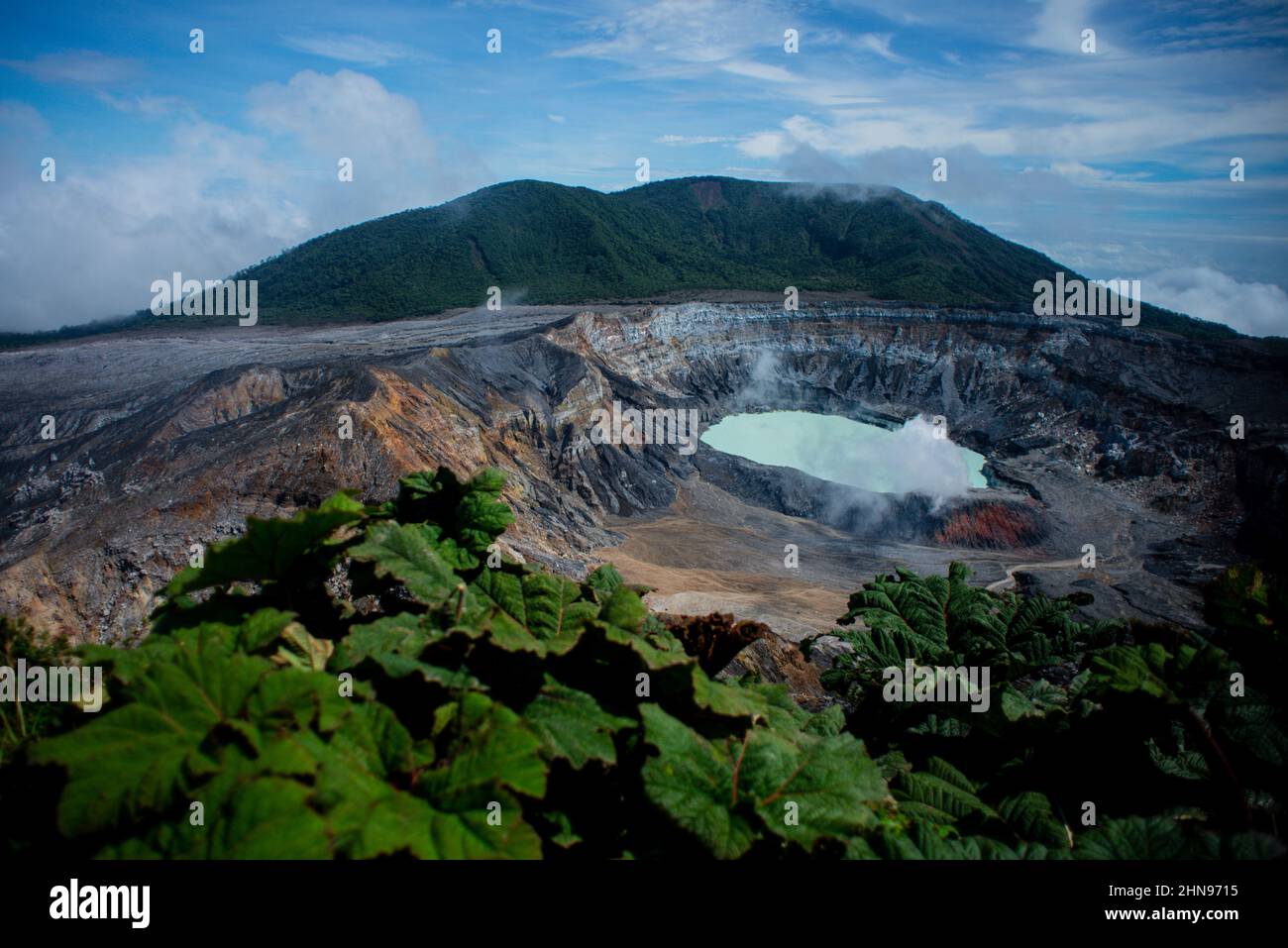 The Poas Volcano is an active 2,697-metre stratovolcano in central ...