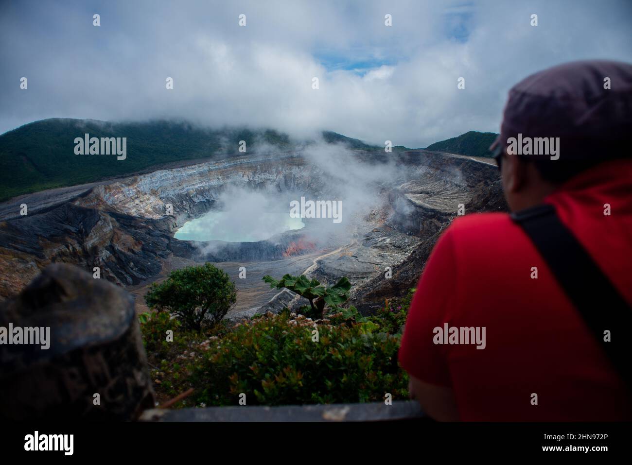 The Poas Volcano is an active 2,697-metre stratovolcano in central ...