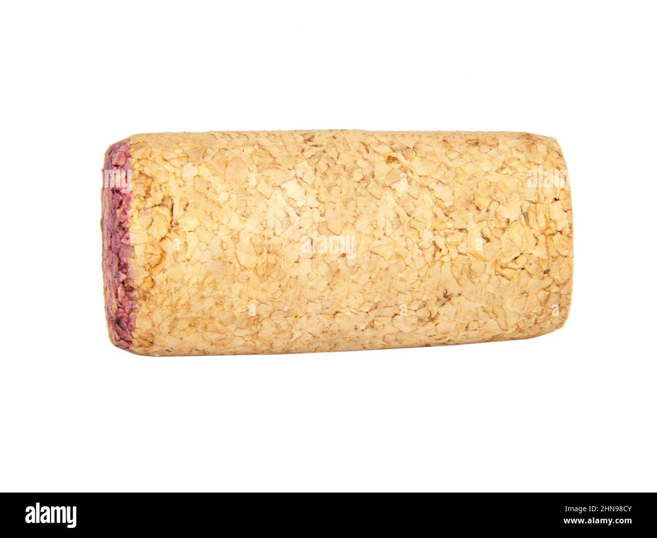 Vintage wine cork single isolated on the white background Stock Photo ...