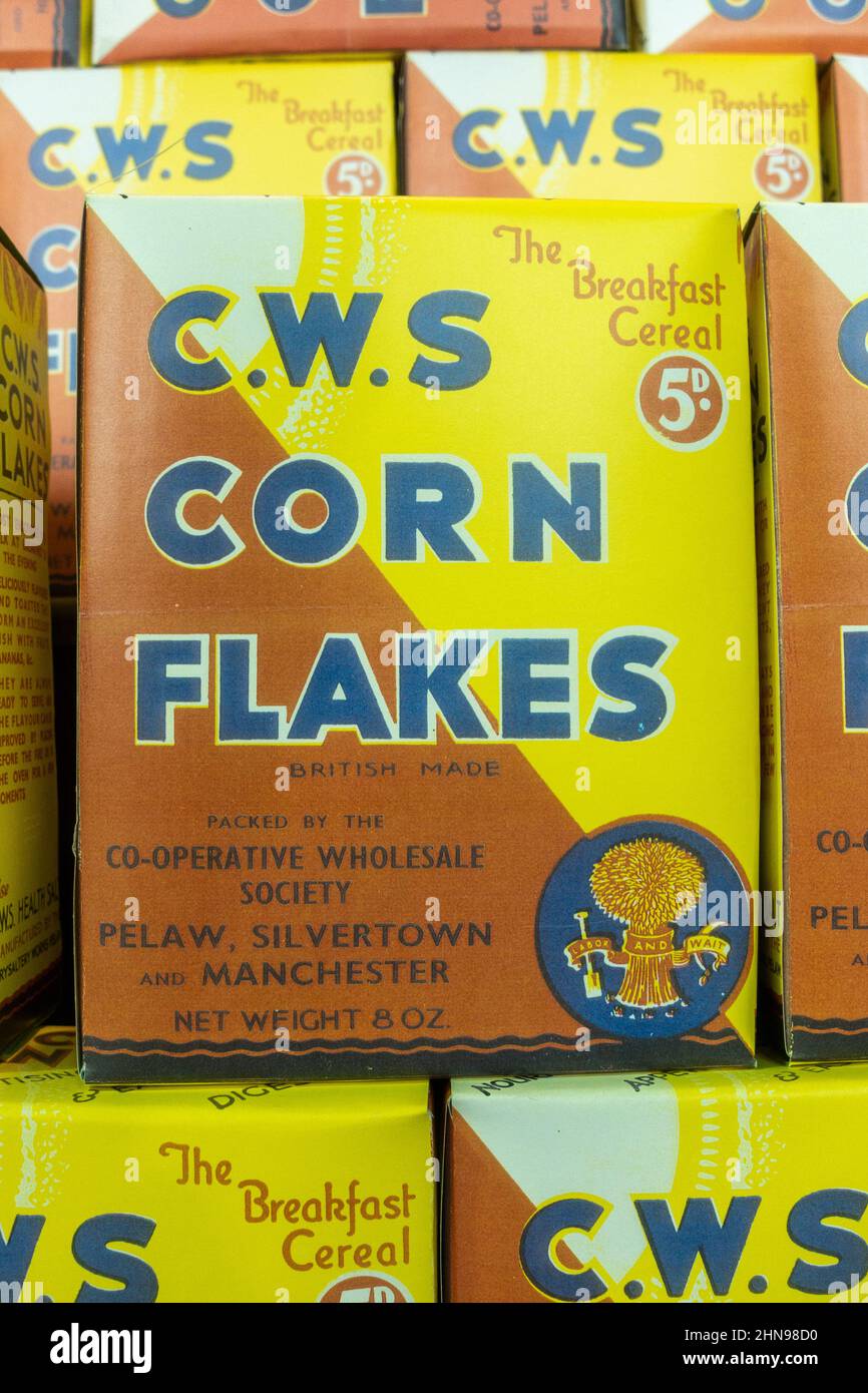 CWS Corn Flakes packets in the Streetlife Museum, Museums Quarter ...