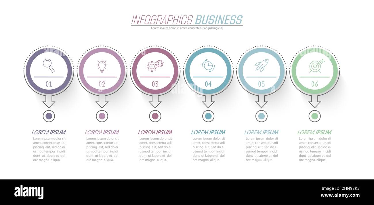 Infographics. Visualization of business data, projects, trainings ...